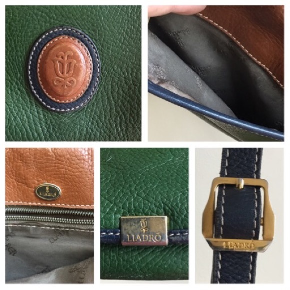 Lladro | Bags | Vintage Lladro Leather Crossbody Bag | Poshmark